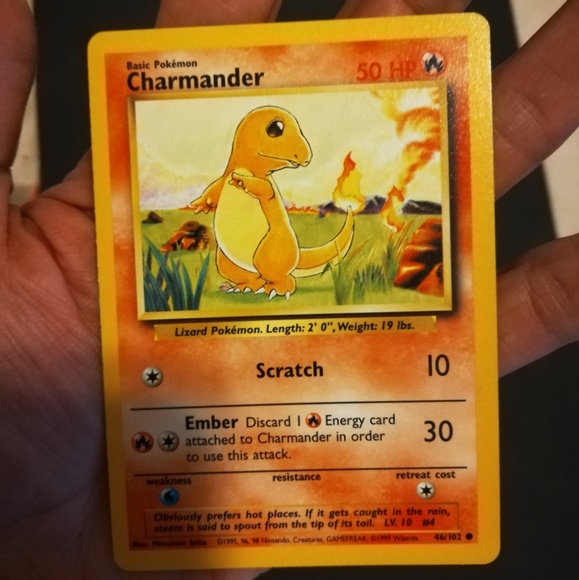 Original Charmander Card